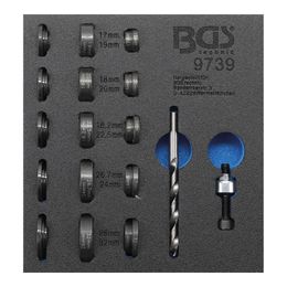 BGS-technic BGS Technic Lochstanz-Satz f&uuml;r Einparksensoren &Oslash; 17 - 32 mm aus Metall f&uuml;r Einparksensoren mit verschiedenen Durchmessern, 9739)