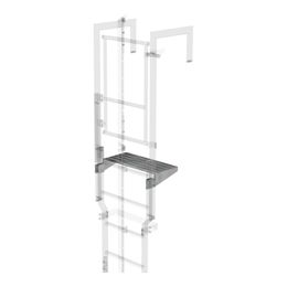 MUNK Ausstiegstritt Sicherungst&uuml;re Stahl verz (063975)
