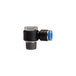 Riegler L-Steckverschraubung &raquo;Blaue Serie&laquo; drehbar, R3/8 a., max.15, &Atilde;&tilde;8mm (219.038-8)