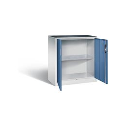 C+P Werkzeugschrank Acurado, H1000xB930xT500mm, Front Fernblau, Korpus Lichtgrau (8821-000) ; C + P M&ouml;belsysteme (8821-000|S10311)