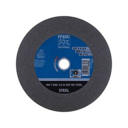 Pferd TOOLS Station&auml;re Trennscheibe T 600x7,6x60mm "weich" HD STEEL f&uuml;r Stahl 100m/s (66397706)