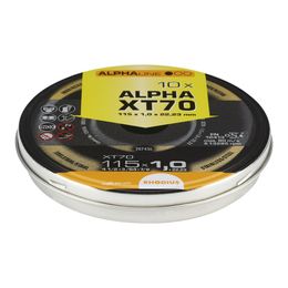 Rhodius ALPHAline XT70 Box Extrad&uuml;nne Trennscheibe 115 x 1,0 x 22,23 mm (208225)