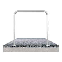 Schake Abweiseb&uuml;gel aus Stahlrohr &Oslash; 48 x 2,5 mm Breite: 1500 mm, H&ouml;he: 1000 mm ohne Querholm, zum Aufd&uuml;beln (448_53)