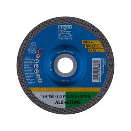 Pferd TOOLS Trennscheibe EH 150x3,0x22,23 mm gekr&ouml;pft Uni.-Linie PSF ALU+STONE f&uuml;r Alu/NE-Met./Stein (61823326)