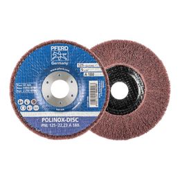 Pferd TOOLS POLINOX Vlies-Schleifdisc PNL &Oslash; 125 mm Bohrung-&Oslash; 22,23 mm A180 f&uuml;r Feinschliff und Finish (44692262)