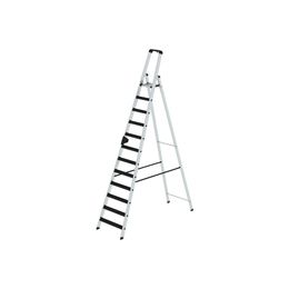 MUNK Aluminium-Stehleiter einseitig begehbar relax step 1 x 12 Stufen (042112)