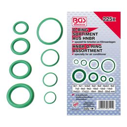 BGS-technic BGS O-Ring-Sortiment HNBR &Oslash; 3 - 22 mm 225-tlg. ; BGS technic (8121)