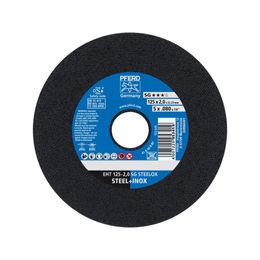 Pferd TOOLS Trennscheibe EHT 125x2,0x22,23 mm gerade Leistungslinie SG STEELOX f&uuml;r Stahl/Edelstahl (61320120)