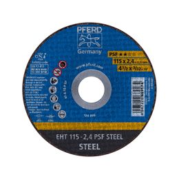 Pferd TOOLS Trennscheibe EHT 115x2,4x22,23 mm gerade Universallinie PSF STEEL f&uuml;r Stahl (61730026)