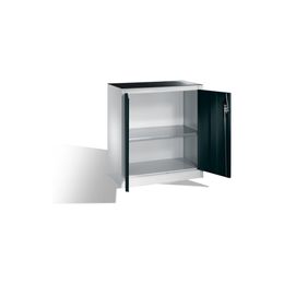 C+P Werkzeugschrank Acurado, H1000xB930xT400mm, Front Anthrazitgrau, Korpus Lichtgrau (8820-000) ; C + P M&ouml;belsysteme (8820-000|S10304)