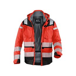 K&Uuml;BLER WORKWEAR K&uuml;bler PSA Reflectiq Jacke 1307 warnrot/schwarz S ; K&uuml;bler Workwear (13078332-5499-S)