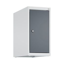 C+P Aufsatzschrank, 7035/7016 500x250x500mm Verschluss Zylinderschloss 1 Abteile ; C + P M&ouml;belsysteme (080090-19|S10023)