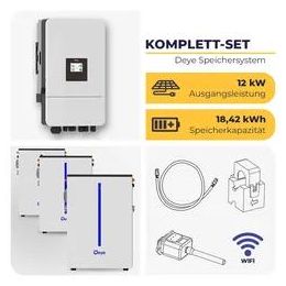 Deye Hybrid-Wechselrichter SUN-12K-SG05LP3 mit 3 x RW-M6.1-B Batteriespeicher | 3-phasig | 12 kW | 18,42 kWh