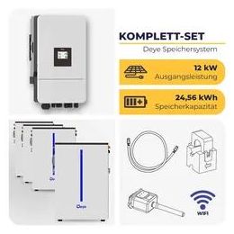 Deye Hybrid-Wechselrichter SUN-12K-SG05LP3 mit 4 x RW-M6.1-B Batteriespeicher | 3-phasig | 12 kW | 24,56 kWh