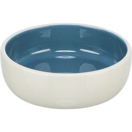 Trixie Keramiknapf Katze, 0,3l/&oslash;13cm creme/blau