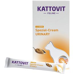 Kattovit Spezial-Cream Urinary mit Huhn Katzensnacks zuckerfrei 6x15g