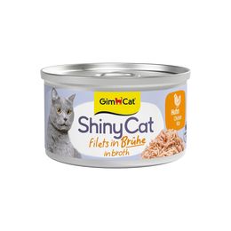 GimCat ShinyCat Filet H&uuml;hnchen Katzen-Nassfutter hoher Fleischanteil 6x70g