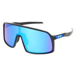 Oakley OO9406 SUTRO | Herren-Sonnenbrille | Fassung: Vollrand, Eckig, Kunststoff, Schwarz Gl&auml;nzend | Glasfarbe: Blau Verlaufend