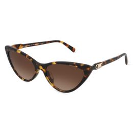 Michael Kors MK2195U | Damen-Sonnenbrille | Fassung: Vollrand, Cat Eye, Acetat, Braun Havanna | Glasfarbe: Braun Verlaufend