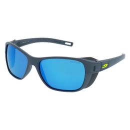 Julbo J5589420 | Unisex-Sonnenbrille | Fassung: Vollrand, Eckig, Kunststoff, Grau Dunkel | Glasfarbe: Grau