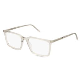 SAINT LAURENT SL 624 Brille Unisex | Fassung: Vollrand, Quadratisch, Grau Transparent
