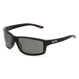 Oakley OO9449 GIBSTON | Herren-Sonnenbrille | Fassung: Vollrand, Quadratisch, Kunststoff, Schwarz Matt | Glasfarbe: Grau