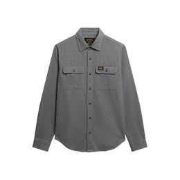 Superdry & Co Button Up Shirt male Grey size S