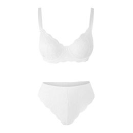 Trendyol W&auml;sche-Sets Damen Gr&ouml;&szlig;e 75 wei&szlig;