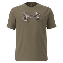 Under Armour T-Shirt Tech Print Fill Marine OD Green/Black (Gr&ouml;&szlig;e: XXL)