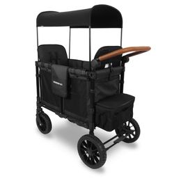 Wonderfold Bollerwagen Luxe Double Stroller Wagon, Schwarz, 113.03x137.16x63.5 cm, Baby on Tour, Kinderwagen, Bollerwagen