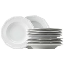 Rosenthal Tafelservice Maria wei&szlig;, Wei&szlig;, Keramik, 12-teilig, Essen & Trinken, Geschirr, Geschirr-Sets, Tafelservice