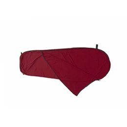 Origin Outdoors Sleeping Liner Mikrofleece Mumienform bordeaux