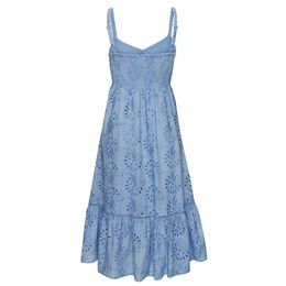 Lascana Kleid Damen Gr&ouml;&szlig;e 48 taubenblau Sommerkleid