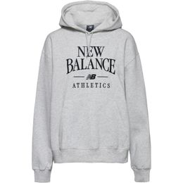 New Balance Hoodie Damen - Gr&ouml;&szlig;e M - grau