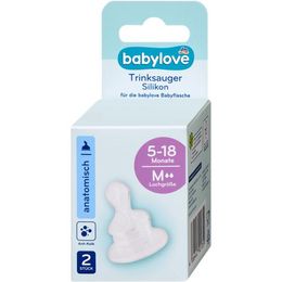 Trinksauger anatomisch Silikon Gr. 2, 5-18 Monate babylove