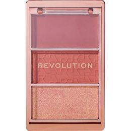 Revolution Blush Palette Icon Aura Points Rose