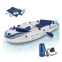 ArtSport Schlauchboot 322 cm f&uuml;r 4 Personen - Paddelboot aufblasbar mit 2 Sitzb&auml;nken & Zubeh&ouml;r