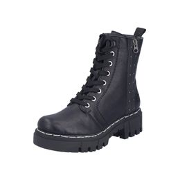 Rieker Schn&uuml;rstiefelette Damen Gr&ouml;&szlig;e 43 schwarz Winterschuhe