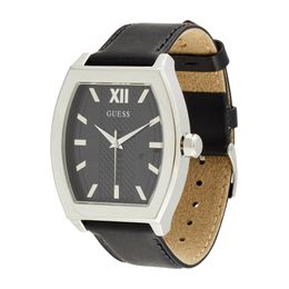 Guess Uhr 'Punctual' Herren Gr&ouml;&szlig;e One Size schwarz / silber