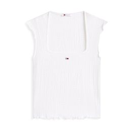 Tommy Jeans Top Damen Gr&ouml;&szlig;e S wei&szlig;
