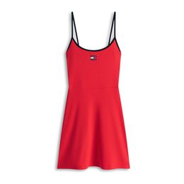 Tommy Jeans Kleid Damen Gr&ouml;&szlig;e 36 rot