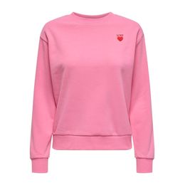 Jacqueline de Yong JDY Sweatshirt 'JDYPARIS' Damen Gr&ouml;&szlig;e M hellpink / rot