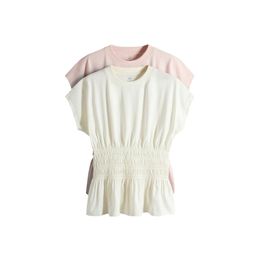 The Set Shirt Damen Gr&ouml;&szlig;e M pink / wei&szlig;