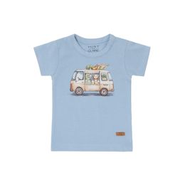 HUST & CLAIRE Hust & Claire T-Shirt 'August Vegie Truck' Jungen Gr&ouml;&szlig;e 86 dunkelbeige / taubenblau / dunkelgrau / gr&uuml;n
