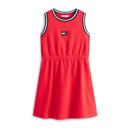 Tommy Hilfiger Kleid M&auml;dchen Gr&ouml;&szlig;e 104 marine / rot / wei&szlig;