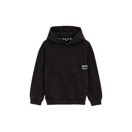 WE Fashion Sweatshirt Jungen Gr&ouml;&szlig;e 122/128 hellgrau / schwarz