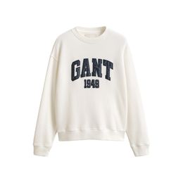 Gant Sweatshirt Damen Gr&ouml;&szlig;e XL navy / wei&szlig;