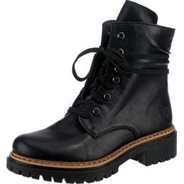 Rieker Schn&uuml;rstiefelette Damen Gr&ouml;&szlig;e 37 schwarz Winterschuhe