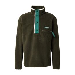Columbia Sportpullover 'Helvetia II' Herren Gr&ouml;&szlig;e L oliv / smaragd / wei&szlig;