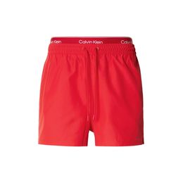 Calvin Klein Swimwear Badeshorts Herren Gr&ouml;&szlig;e S rot / wei&szlig;